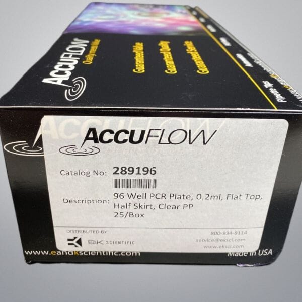 AccuFlow Microplate 96 Well 0.2 ml PCR Half Skirt 50 Plates — Life ...