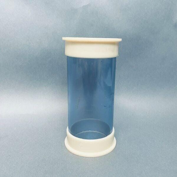 Acrylic Chromatography Bubble Trap 3 in. x 6 in. with Sanitary Fitting ...
