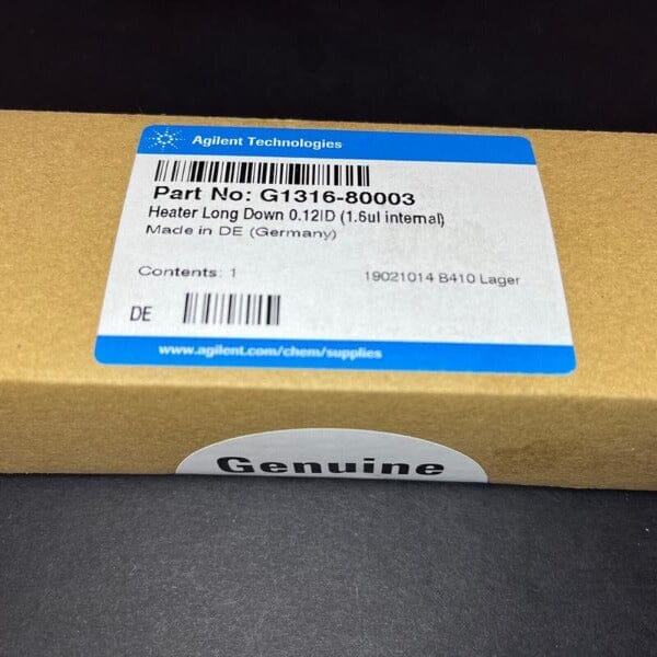 Agilent Heat Exchanger High Temp 1.6 ul 0.12 mm ID — Life Sciences Trading