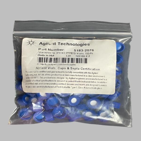 Agilent Screw Cap with PTFE Septa 200 Caps — Life Sciences Trading