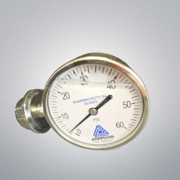 Anderson Pressure Gauge 60 Psi 90 mm Display — Life Sciences Trading