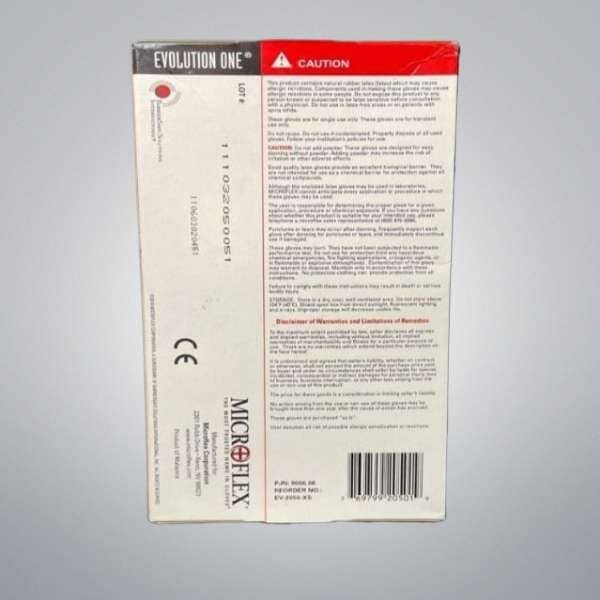 Ansell Latex Gloves Extra Small Microflex Evolution One — Life Sciences ...