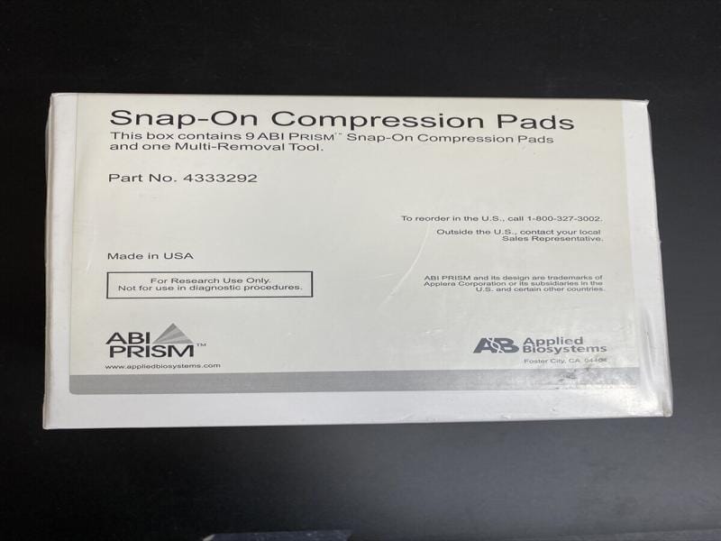 "Applied Biosystems 4333292 Optical Film Compression Pad + Tool Pack ...