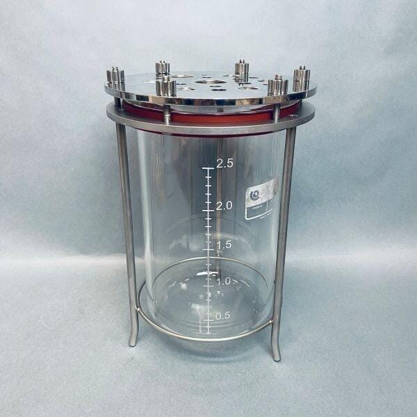 Applikon 3 L Bioreactor Vessel with Headplate and Stand — Life Sciences ...