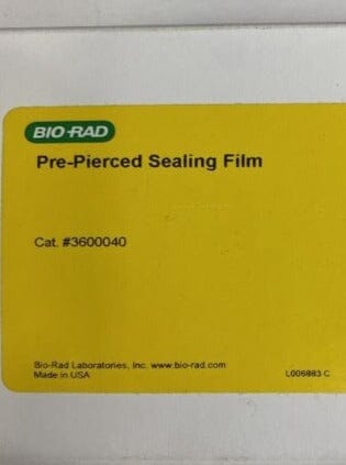 Bio-Rad Microplate Sealing Film Pre-Pierced - 100 Seals — Life Sciences ...