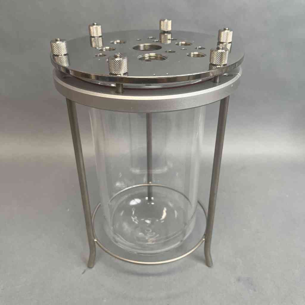 Chemglass 2L Bioreactor Vessel with Headplate and Stand — Life Sciences ...