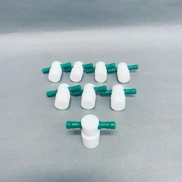 ChemGlass Stopper Green Handle Joint Size 19 PTFE — Life Sciences Trading