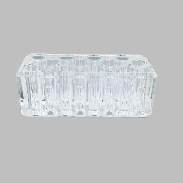 ColeParmer Beta Radiation Shielding Tube Rack 12 Place for 11.5 and 8 ...