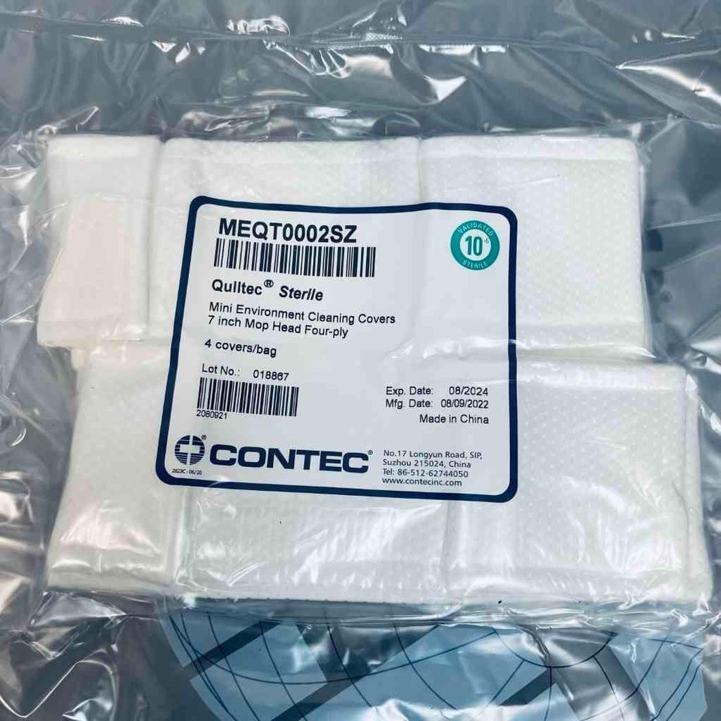 Contec Quiltec Sterile 7 in. Mop Head Cleaning Pad — Life Sciences Trading