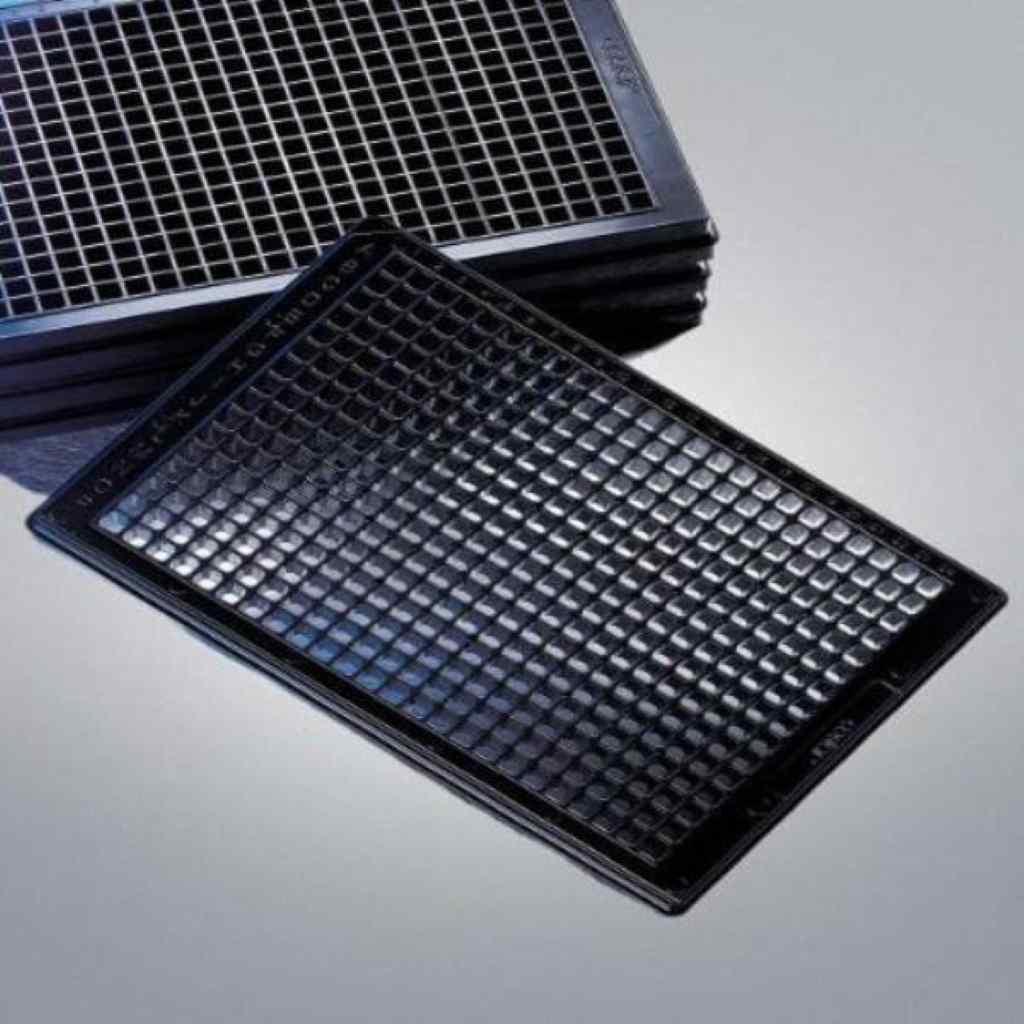 Corning Assay Microplate with Lid Black 384-Well 0.9mm Flat Bottom ...
