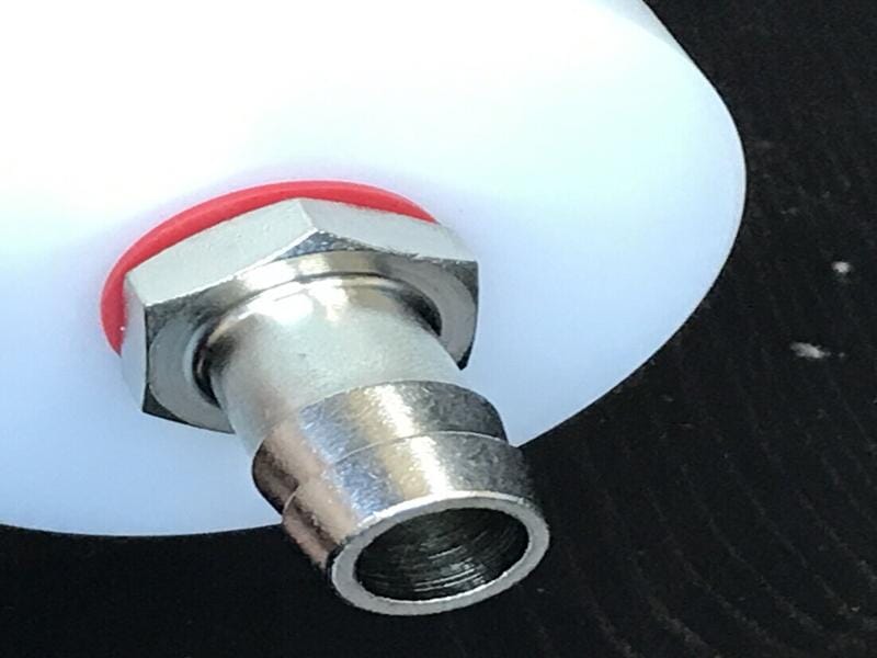 Dalrin Plastics Delrin Tank Valve Adapter 3 in. for Nektar-Genprobe Flowmeter — Life Sciences ...