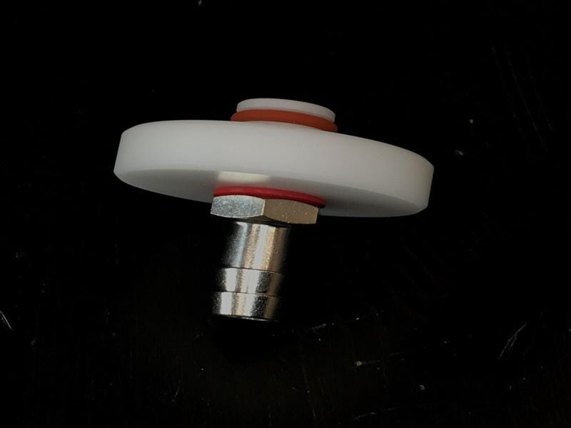 Dalrin Plastics Delrin Tank Valve Adapter 3 in. for Nektar-Genprobe Flowmeter — Life Sciences ...