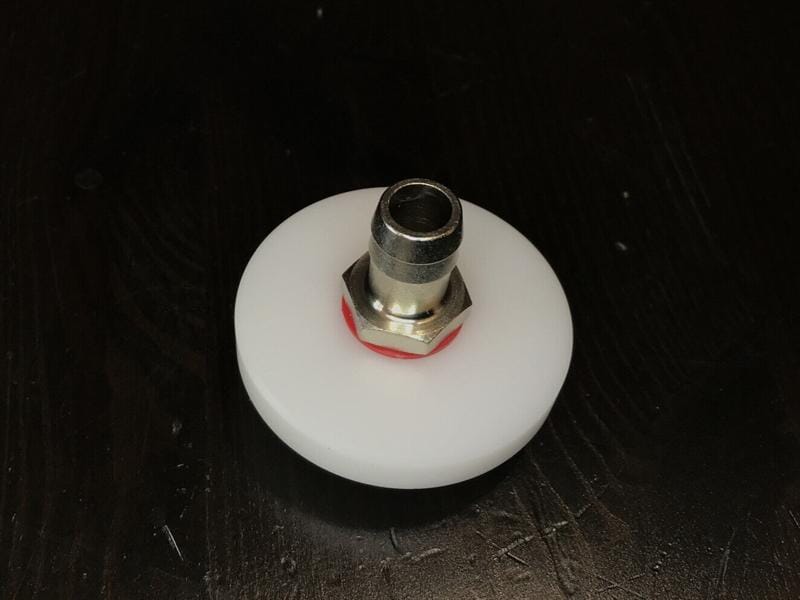 Dalrin Plastics Delrin Tank Valve Adapter 3 in. for Nektar-Genprobe Flowmeter — Life Sciences ...