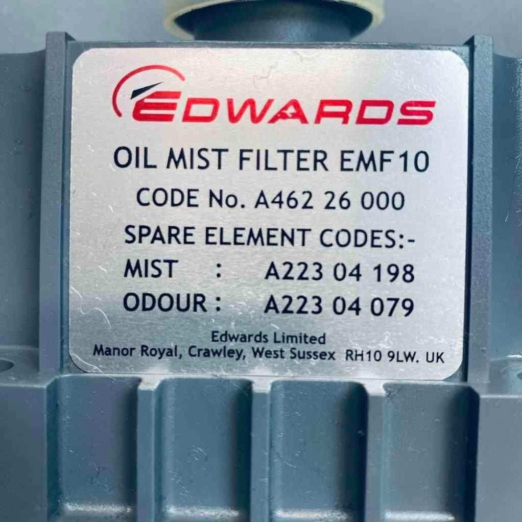 Edwards Oil Mist Filter NW25 A462-26-000 for Rotary Vane Pump — Life ...
