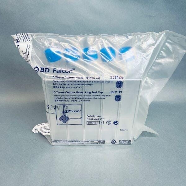 Falcon Cell Culture Flask with Vented Cap 225 cm2 Rectangular Canted ...
