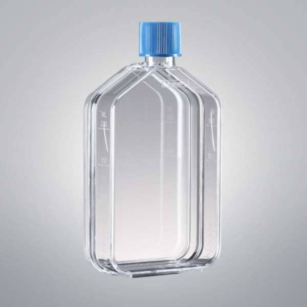 Falcon Culture Flask 75 cm2 Plug Seal Cap 250 ml Total of 100 Flasks ...