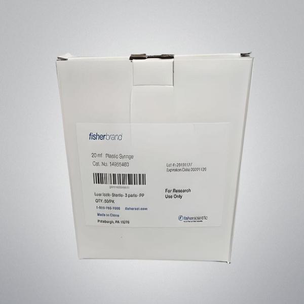 Fisherbrand Plastic Syringe 20 ml Luer Lock — Life Sciences Trading
