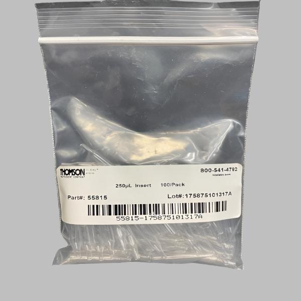 Thomson 55815 Glass Vial Insert 250 ul — Life Sciences Trading