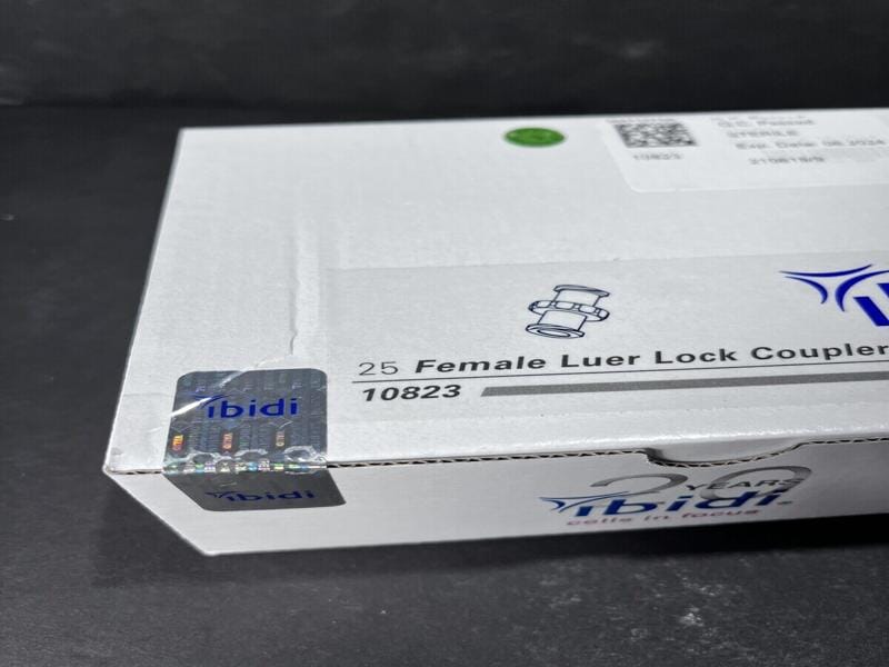 "ibidi 10823 Female Luer Lock Coupler PP Sterile - 50 Couplers" — Life ...