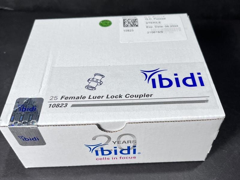 "ibidi 10823 Female Luer Lock Coupler PP Sterile - 50 Couplers" — Life ...