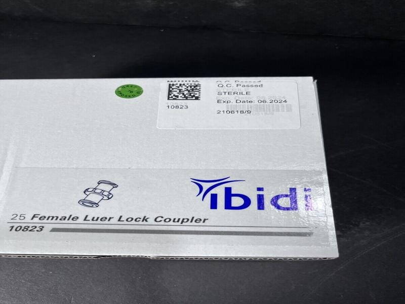 "ibidi 10823 Female Luer Lock Coupler PP Sterile - 50 Couplers" — Life ...