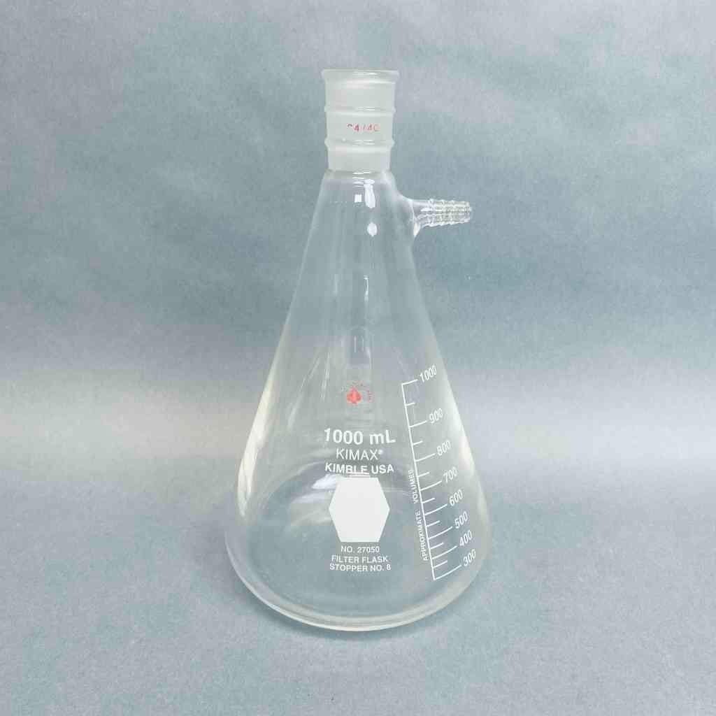 Kimble Kimax Filter Flask 1000 ml Heavy Wall Erlenmeyer 24/40 Joint ...