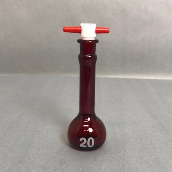 Kimble Volumetric Flask 20 ml Ray-Sorb Class A Glass with Stopper ...
