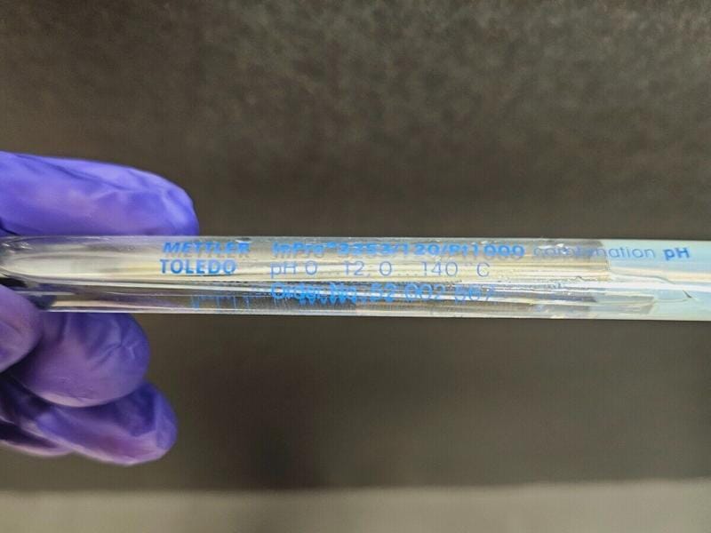 "Mettler Toledo pH Probe InPro 3253/120/Pt10005" — Life Sciences Trading