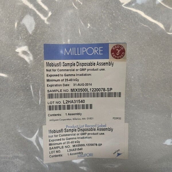 Millipore Mobius Mix Sample Disposable Assembly 500L Single Use — Life ...
