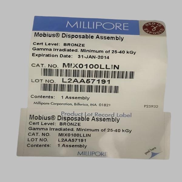 Millipore Mobius Mix Single Use Liner 100 L Disposable Assembly — Life ...