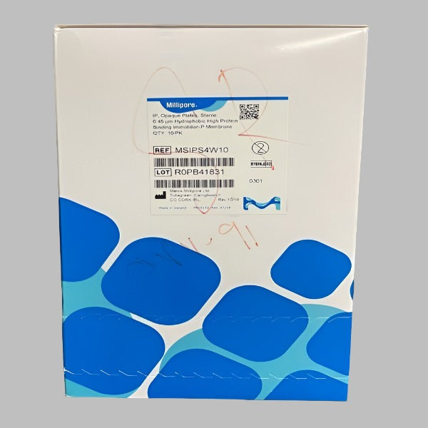"Millipore MSIPS4W10 MulitScreen Filter Plate 96 Well 0.45um PVDF (Pack ...