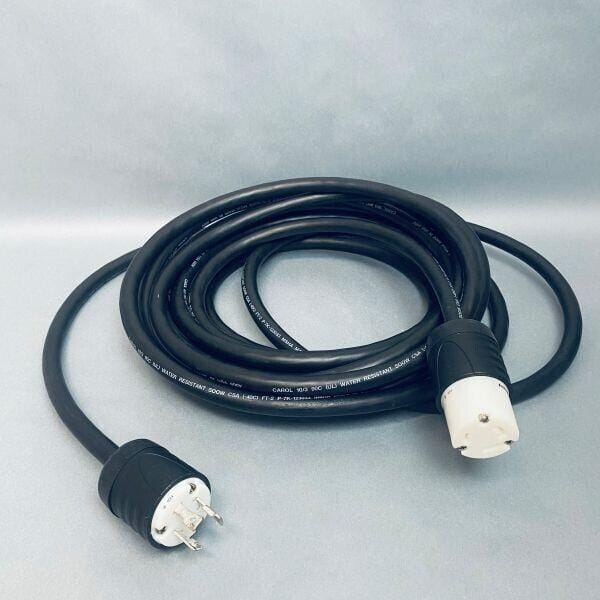 NEMA L630P to L630C Twist Locking Cable Extension 30 Feet 30 A 250 V ...
