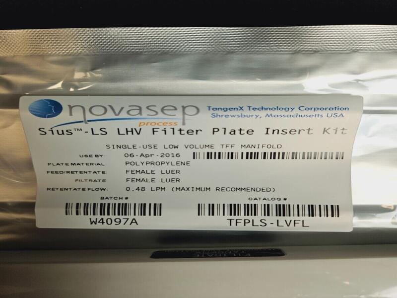 "Novasep TFPLS-LVFL Filter Manifold SIUS Low Volume Plate Insert ...