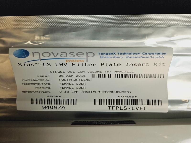 "Novasep TFPLS-LVFL Filter Manifold SIUS Low Volume Plate Insert ...