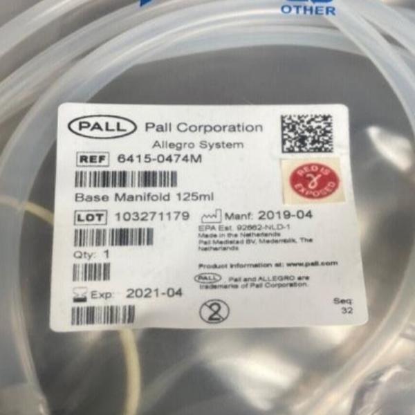 Pall 6415-0474M Base Manifold System 125ml - Compatible with Allegro ...