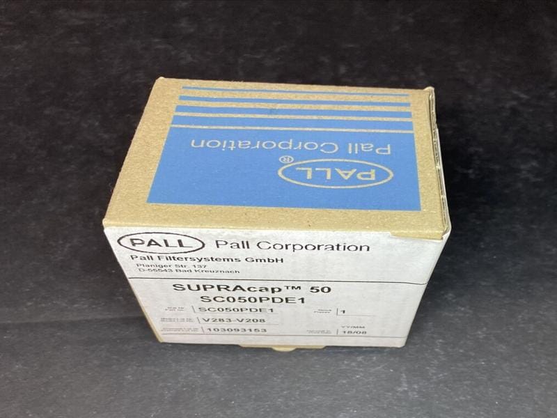 "PALL Depth Filter Capsule SUPRAcap 50 Sealed 9 Filters SC050PDE1 ...