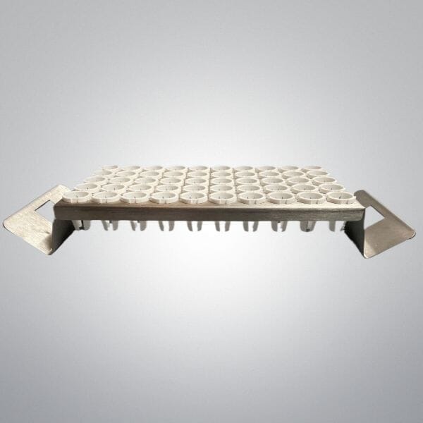 PCR Tube Rack 50 Place for 2 ml Tubes Stainless Steel Set of 3 Tube Ra ...