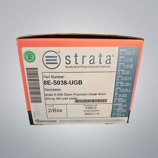 Phenomenex Strata-X-AW Microplate 60 mg Weak Anion — Life Sciences Trading