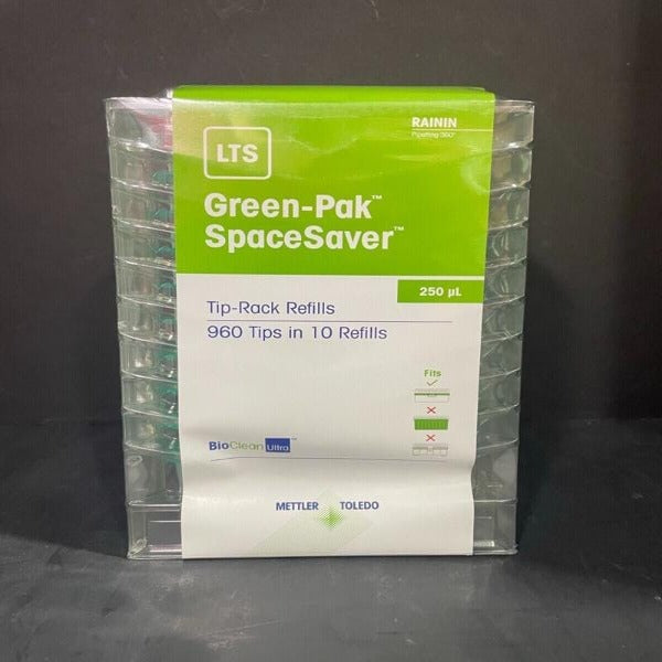 Rainin Pipette Tips LTS 250 ul Sterile SpaceSaver 20 Racks — Life ...