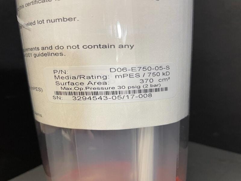 Repligen MidiKros Hollow Fiber Filter mPES 750 kD — Life Sciences Trading