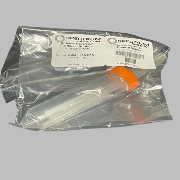Repligen Process Reservoir 50mL Conical Bottom - ACBT-050-C1N — Life ...