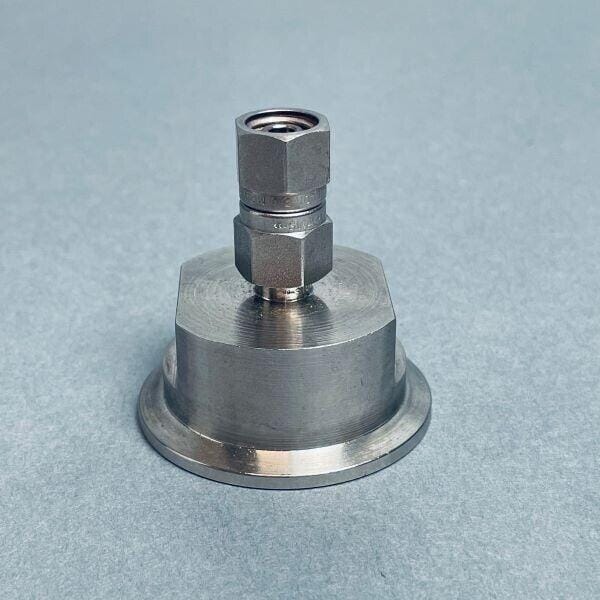 Sanitary Adapter 1/4 in. Compression Fitting to 1 in. Tri Clamp — Life ...