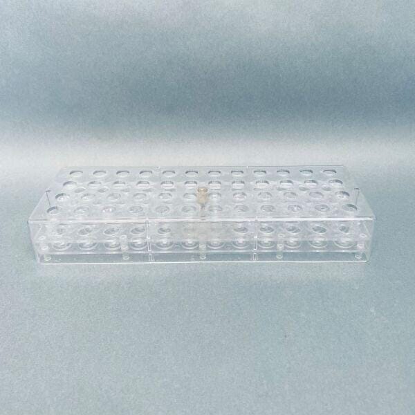 Sarstedt Tube Rack Grooves 12 x 4 Well Clear — Life Sciences Trading