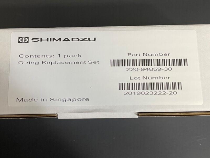 Shimadzu O-Ring Replacement Set - 10 & 12mm Diameters (20 O-Rings ...