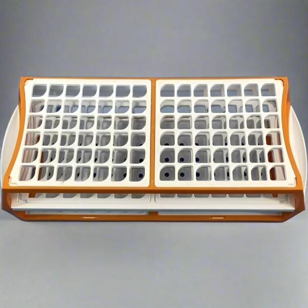 Simport Scientific Tube Rack Holds 84 Tubes Assorted Colors — Life ...