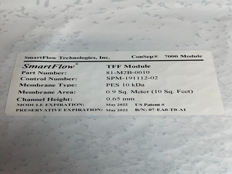 SmartFlow Technologies ConSep 7000 Filter Module PES 10 kD — Life ...