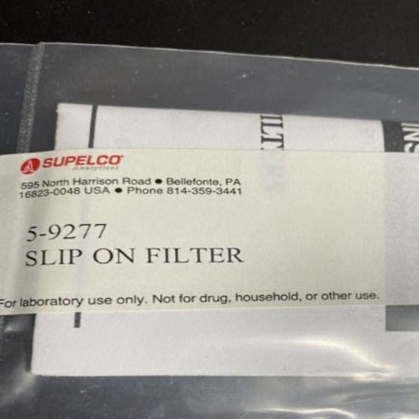 Supelco Inlet Filter Low Pressure Slip-On 10 um Individually Sealed 3 ...