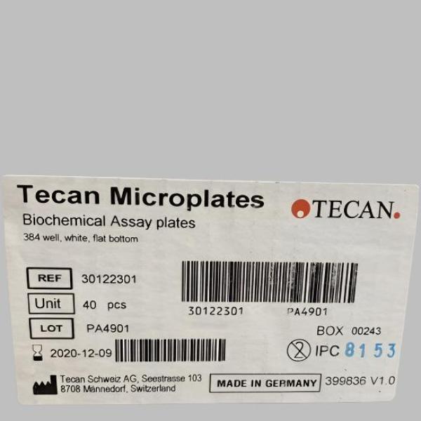 Tecan 30122301 - Tecan Microplate - 384 Well - White Flat Bottom - 40 ...
