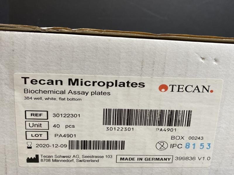 Tecan 30122301 - Tecan Microplate - 384 Well - White Flat Bottom - 40 ...