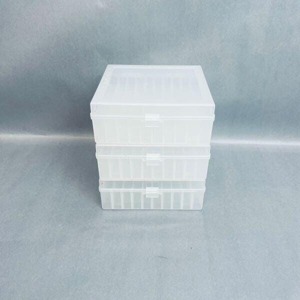 Thermo Fisher Storage Box for 2 ml Vial 100 Places Clear Polypropylene ...